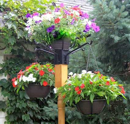 Stained Glass Hanging Plant Baskets - Colorful Hanging Planter Baskets ...