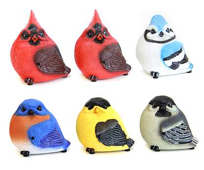 Audubon Singing Bird Statue Collection Set of 6