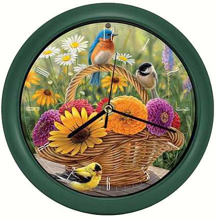Singing Bird Clocks - Wall Clocks With Wild Bird Sounds That Sing On ...