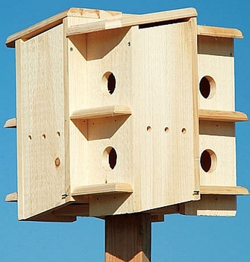 Simple Purple Martin House
